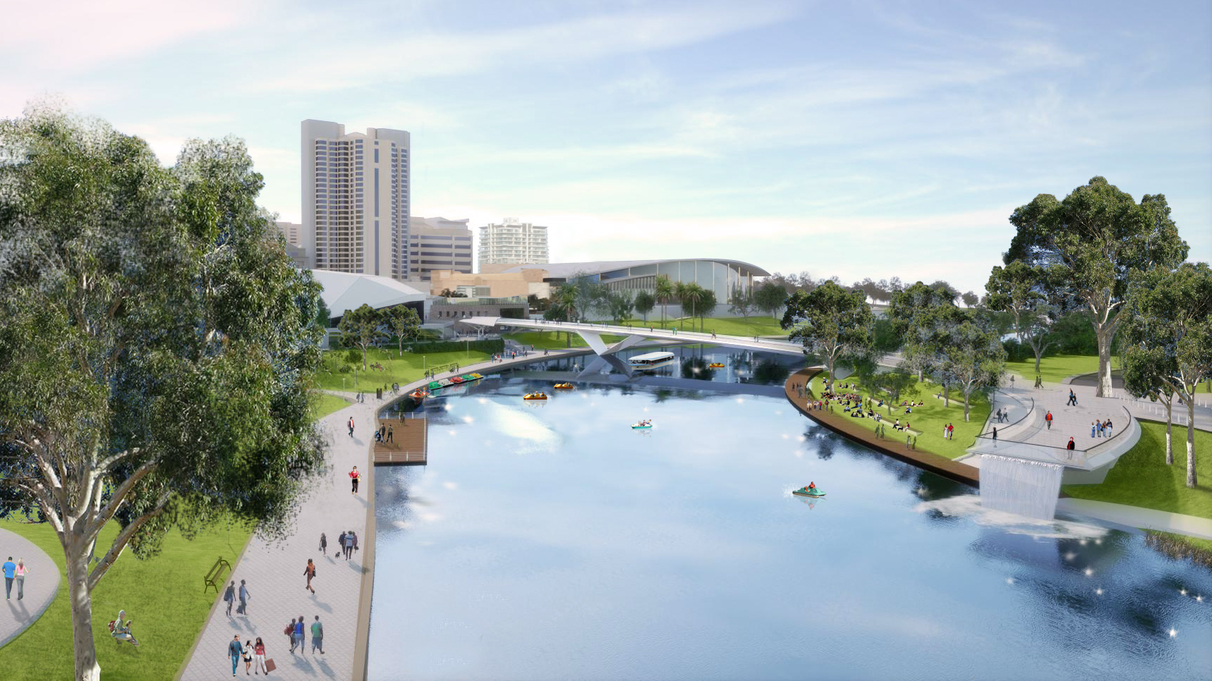 Adelaide Riverbank Pedestrian Bridge – Tonkin Zulaikha Greer