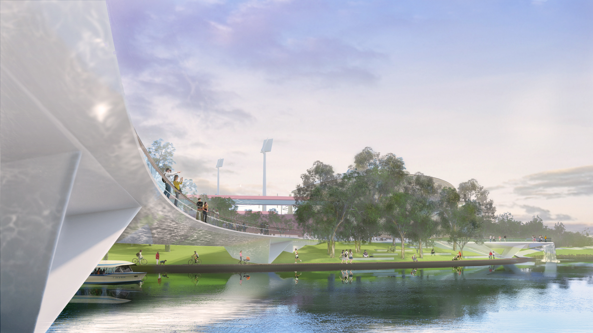 Adelaide Riverbank Pedestrian Bridge – Tonkin Zulaikha Greer