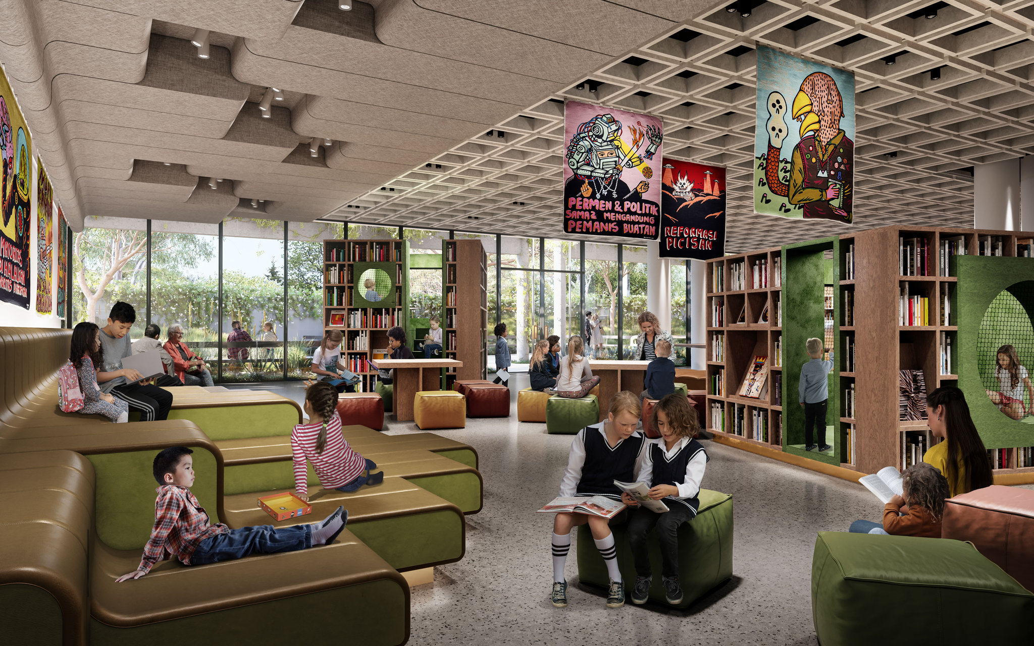 Art Gallery of NSW Library and Members Lounge – Tonkin Zulaikha Greer